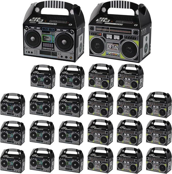 Durable and Thick 80s 90s Boom Box Retro Party Favors Boxes for Party ...